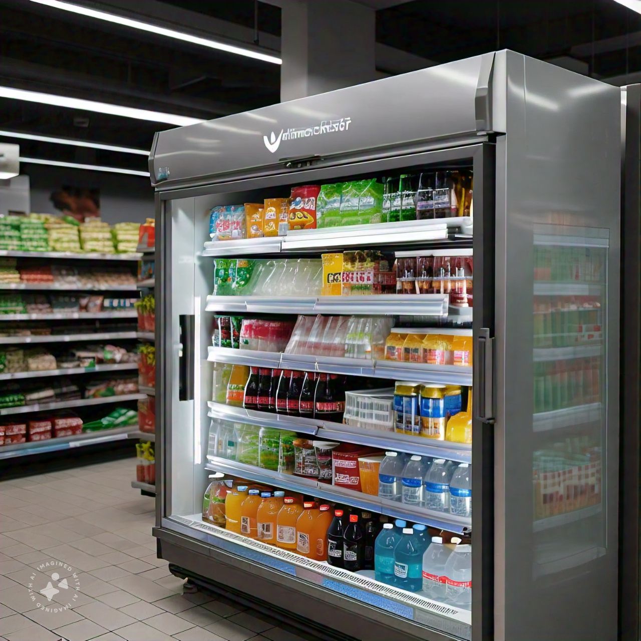 Commercial Supermarket Refrigerator for Cold Drinks