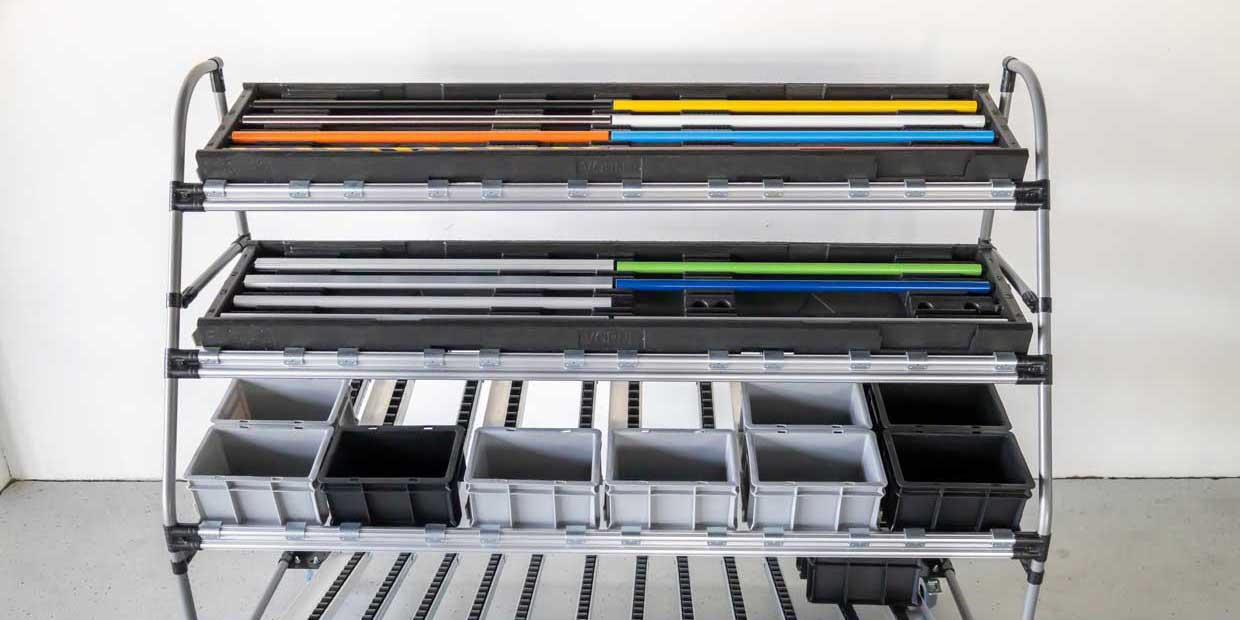 Gravity Roller Shelves: An Efficient Storage Solution